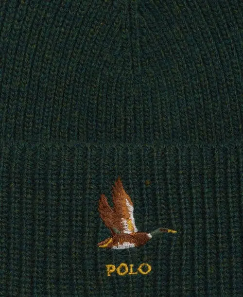 Polo Ralph Lauren Duck Beanie - Hunt Club Green