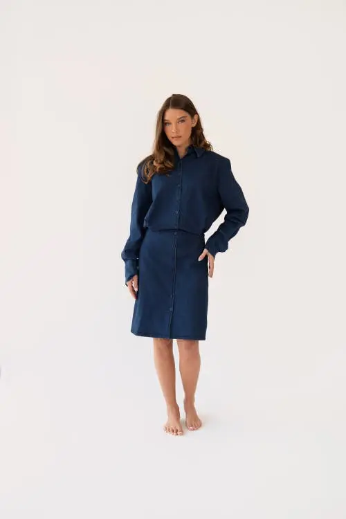 BY TESS Shani Dress - Denim
