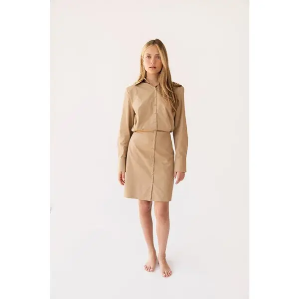 SHANI X BY TESS Shani Dress - Tan