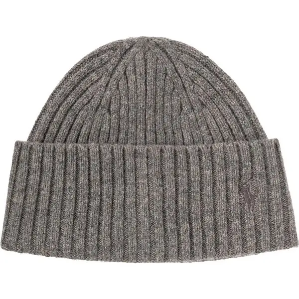 Polo Ralph Lauren Bold Cuff Beanie - Steel Grey Hthr