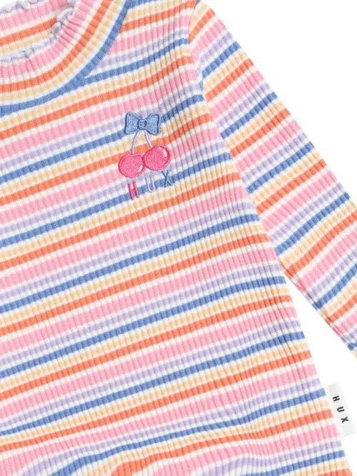 HUXBABY Rainbow Rib Skivvy