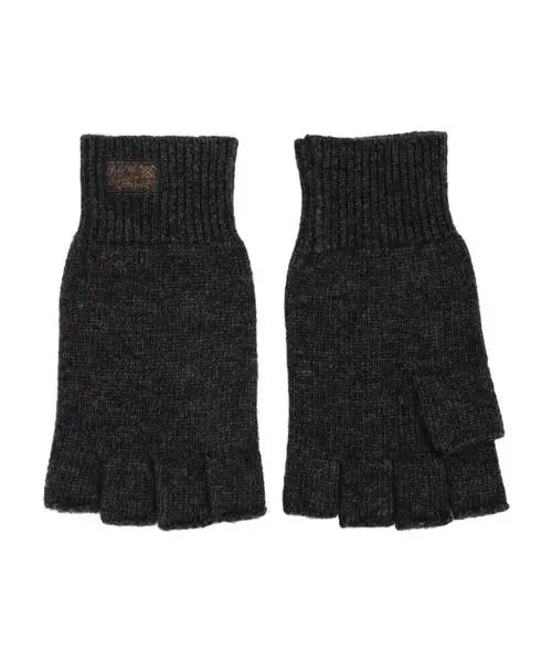 Polo Ralph Lauren Fingerless Gloves - Dk Charcoal Heather