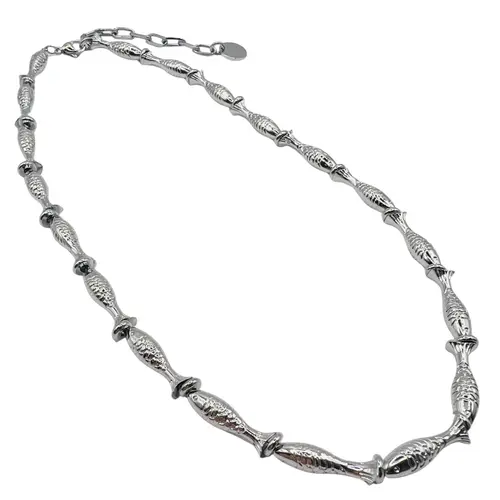 HOLST+LEE Fish Design Necklace - Silver