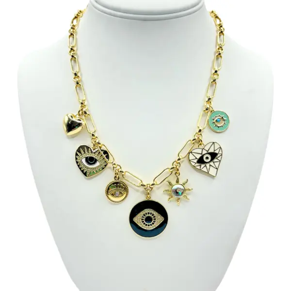 HOLST+LEE Charm Necklace - Evil Eye