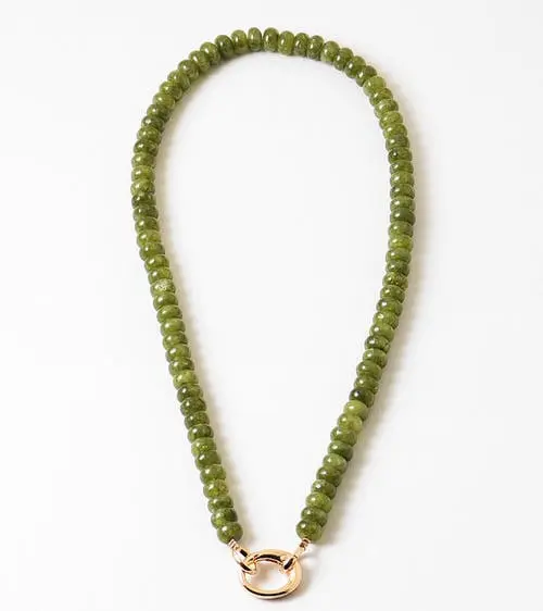 ERIN MCDERMOTT JEWELRY Gemstone Beaded Necklace - Green