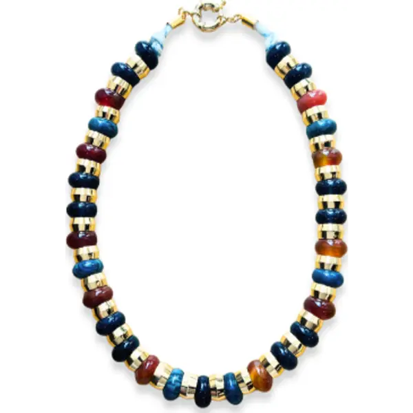 HOLST+LEE Semi-precious Stone Necklace - Goldstone
