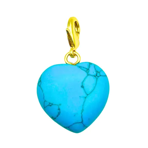 HOLST+LEE Heart Stone Pendant - Turquoise