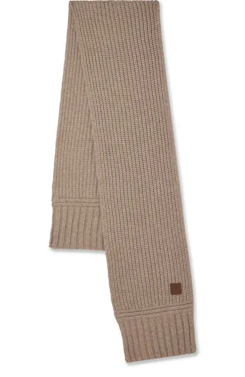Mulberry Chunky Ribbed Scarf - Oat