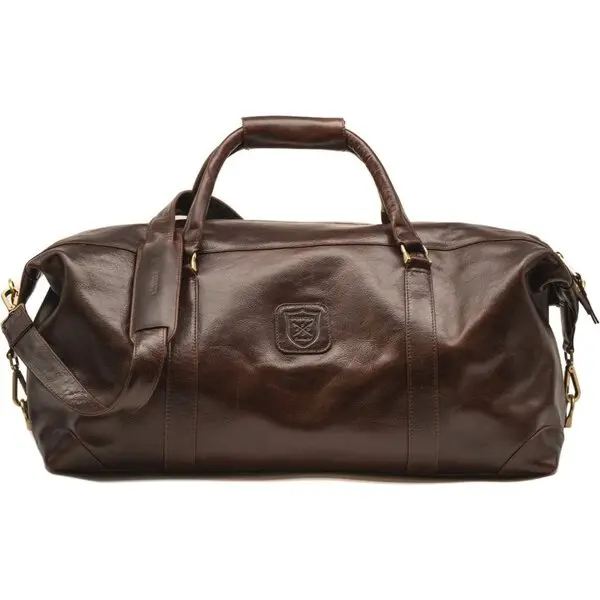 SABANDIJA Heritage Leather Duffel Bag