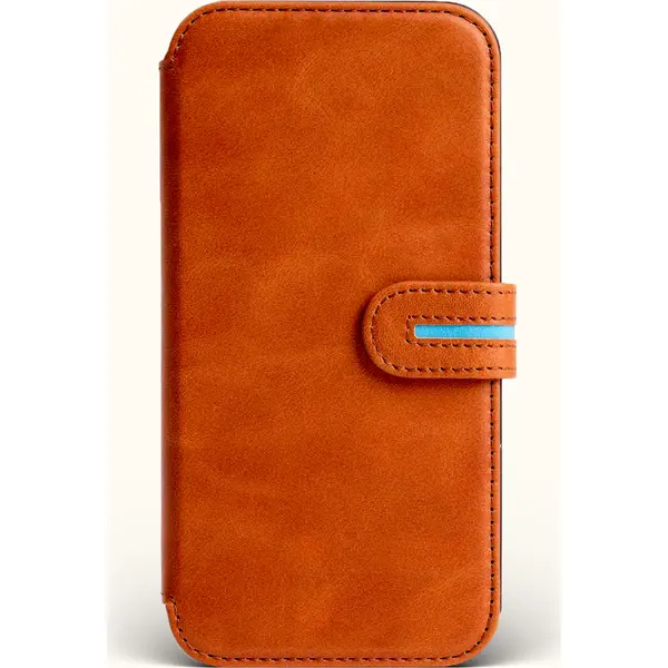 BLUEBONNET The Executive Leather Iphone Folio Case - Tuscan Tan