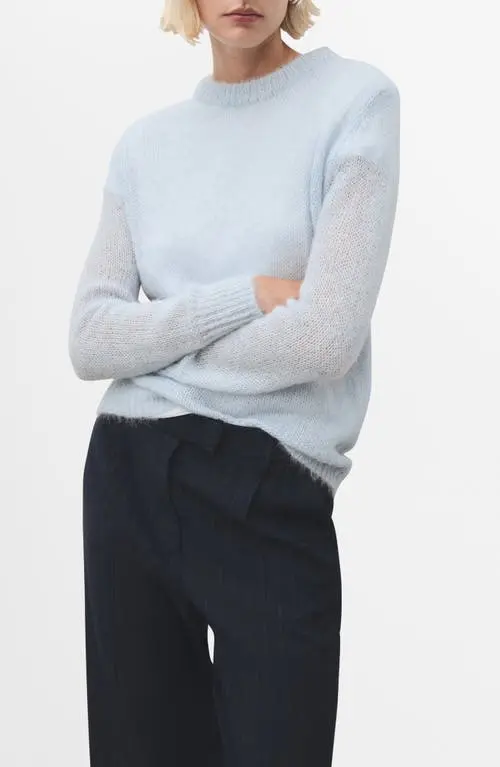 Mango Crewneck Sweater - Sky Blue