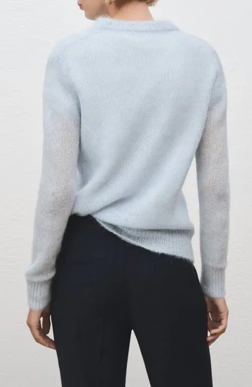 Mango Crewneck Sweater - Sky Blue