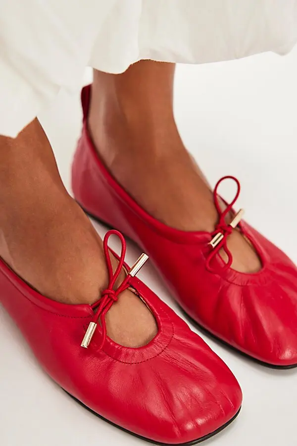 ALOHAS Rosalind Ballet Flats - Red