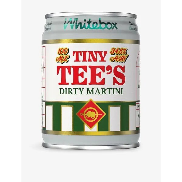 WHITEBOX COCKTAILS Tiny Tee's Dirty Martini 4 X 100ml