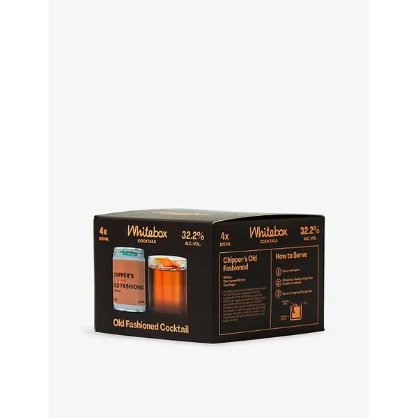WHITEBOX COCKTAILS Chipper's Old Fashioned 4 X100ml