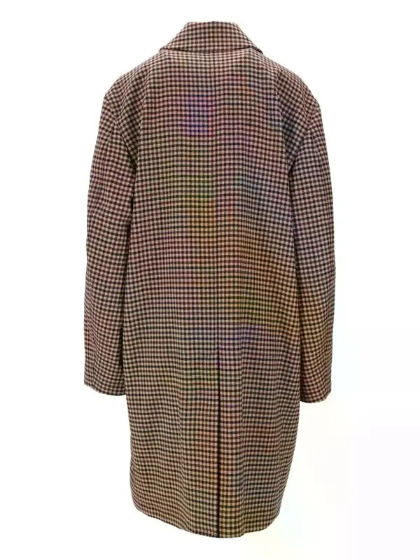 Saint Laurent Vichy Checked Coat