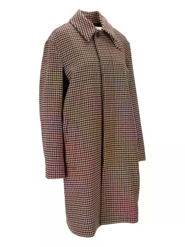 Saint Laurent Vichy Checked Coat