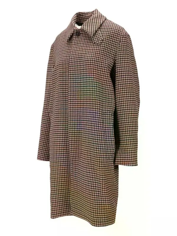 Saint Laurent Vichy Checked Coat