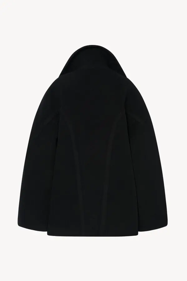 THE ROW Temur Virgin Wool Coat - Black
