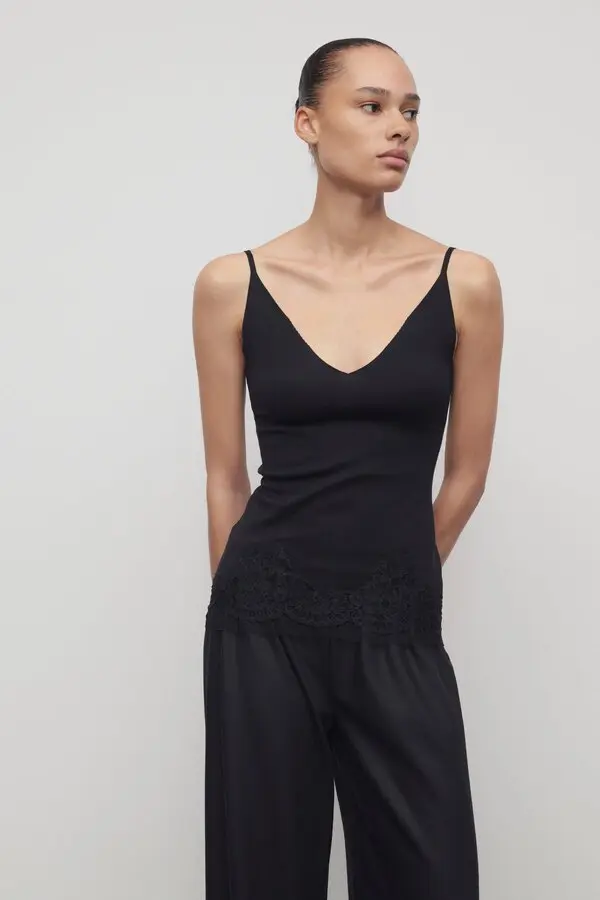 THE ROW Makka Silk Camisole Top