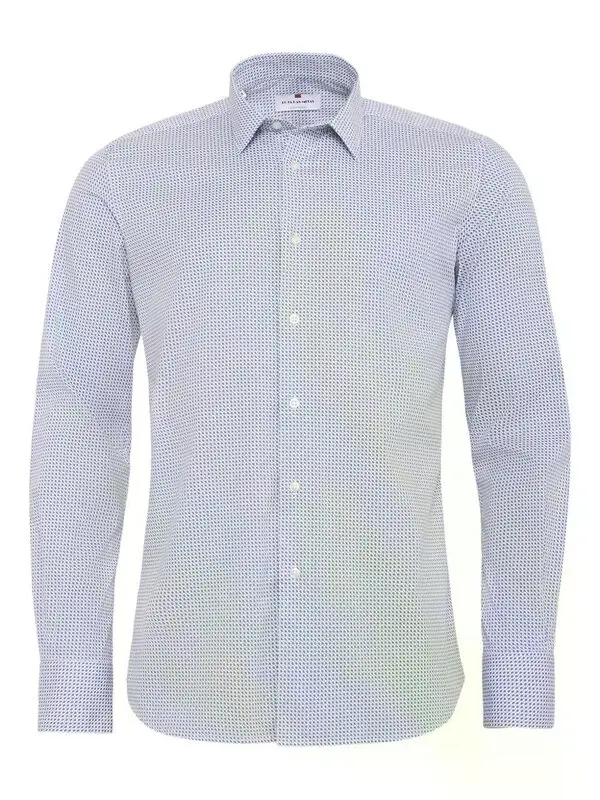 LOJA DAS MEIAS Patterned Long-sleeves Shirt - White