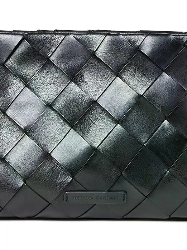 LOEFFLER RANDALL Melina Woven Clutch Bag