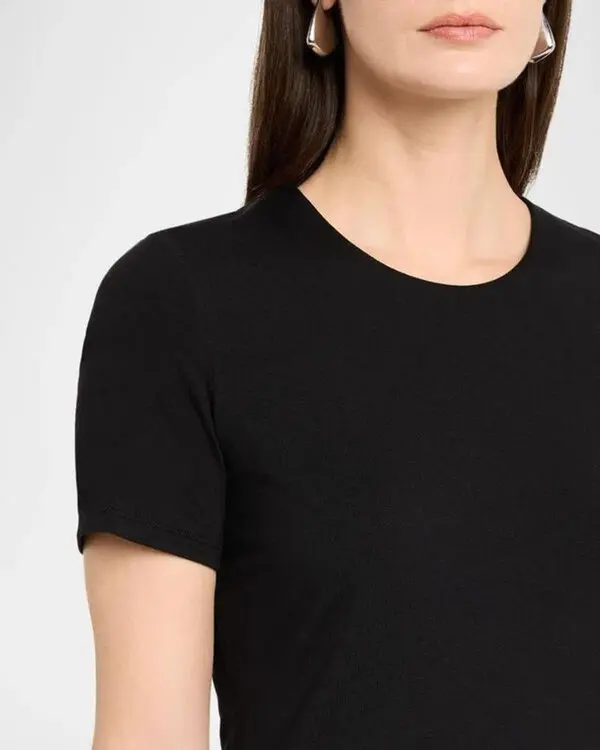 Veronica Beard Benedict Crewneck T-shirt - Black