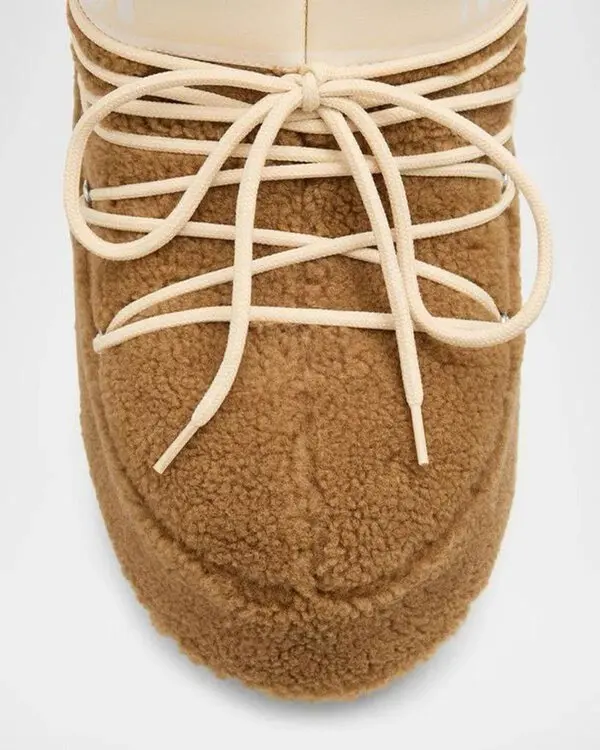 Moon Boot Icon Low Fleece Snow Boots - Camel