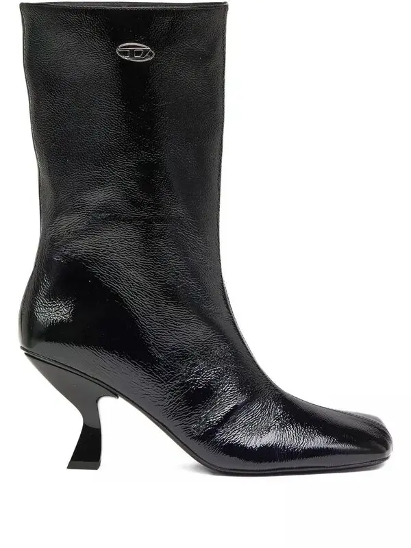DIESEL® D-amber Square-toe Sculptural-heel Boots