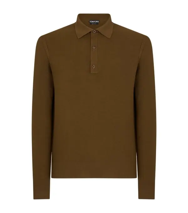 TOM FORD Silk-cotton Polo Shirt