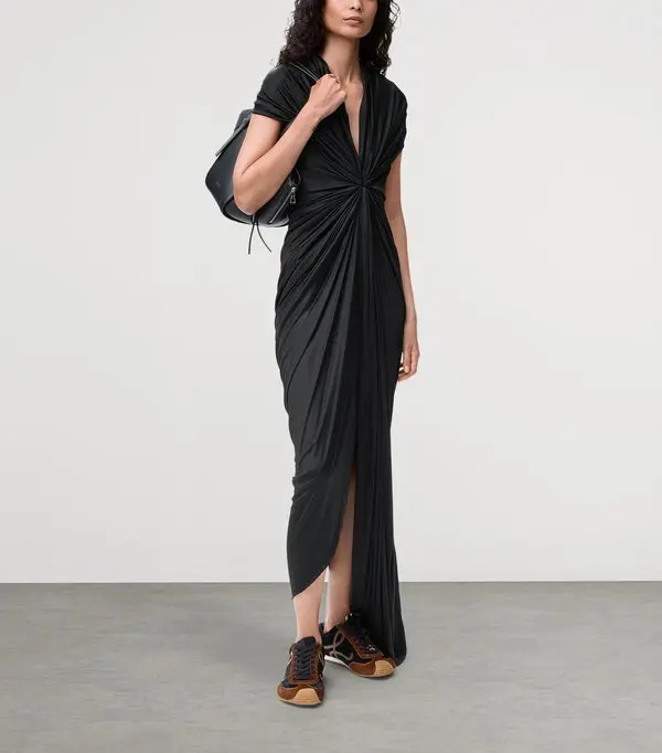 Loewe Draped Asymmetric Maxi Dress