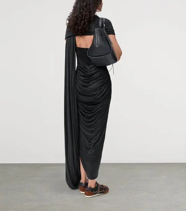 Loewe Draped Asymmetric Maxi Dress