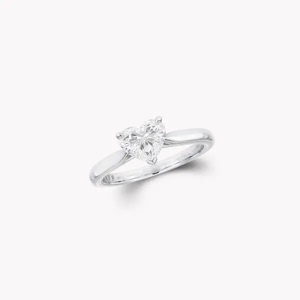 Graff Paragon Heart Shape Diamond Ring - Platinum