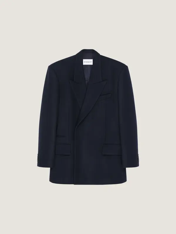 Givenchy Wool Jacket With Deconstructed Lapel