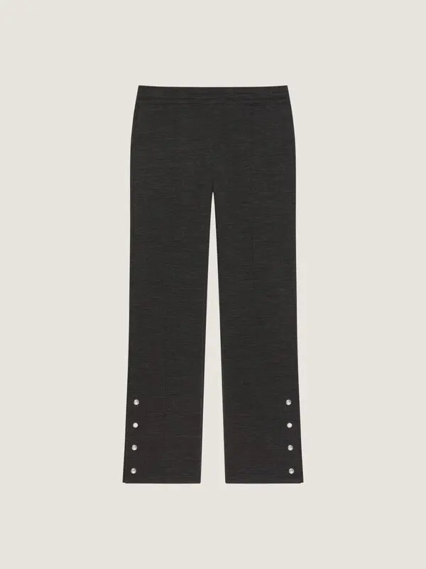 Givenchy Joggers In Wool With Paris Gros Grain