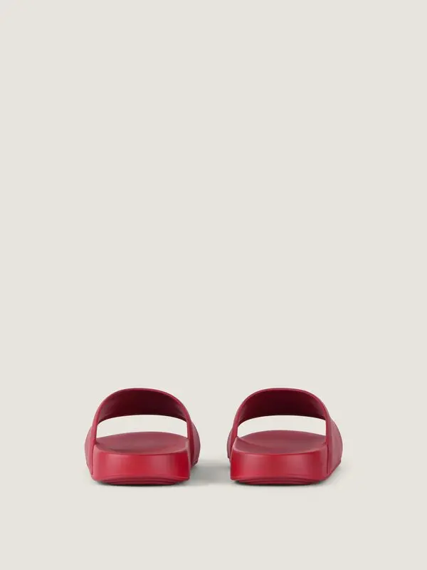 Givenchy Label Slide Mules - Vermillon