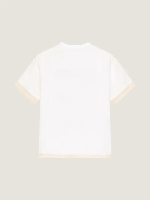 Givenchy T-shirt In Cotton And Organza With Surrealism Print