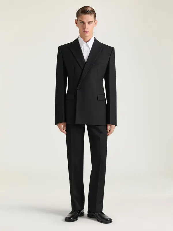 Givenchy Tailored Straight Leg Trousers - Black