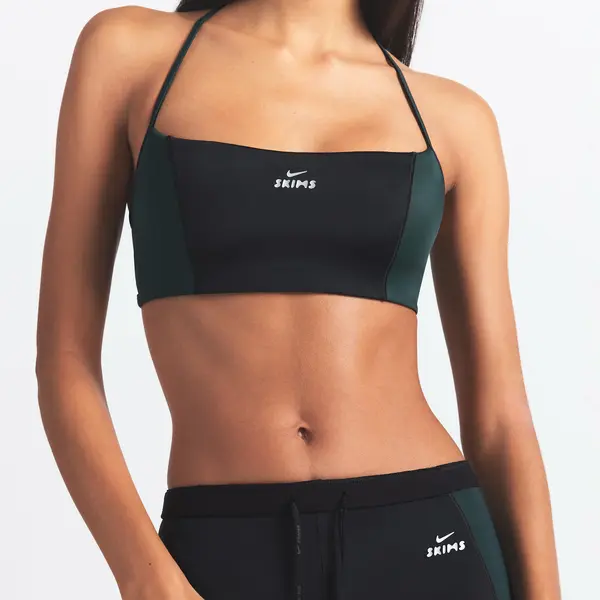 Nike Skims Shine Micro-scoop Bra - Black