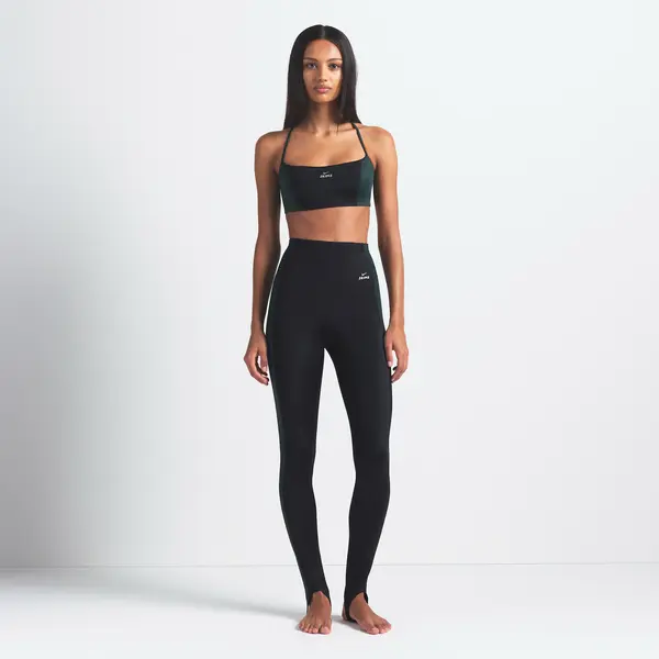 Nike Skims Shine Micro-scoop Bra - Black