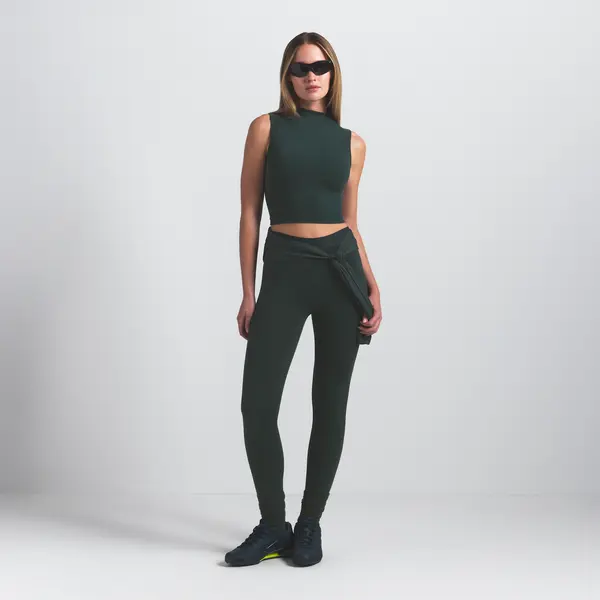 Nike Skims Vintage Seamless Mock-neck Long-line Bra