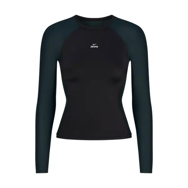 Nike Skims Shine Long-sleeve Crew-neck Top