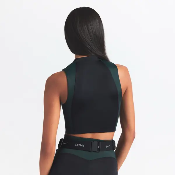 Nike Skims Shine Front-zip Bra