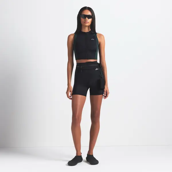 Nike Skims Shine Front-zip Bra
