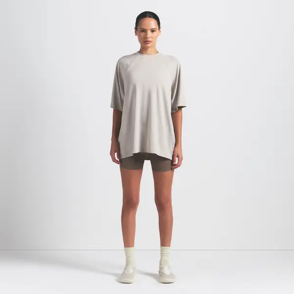 Nike Airy Oversized T-Shirt - Brown | Editorialist