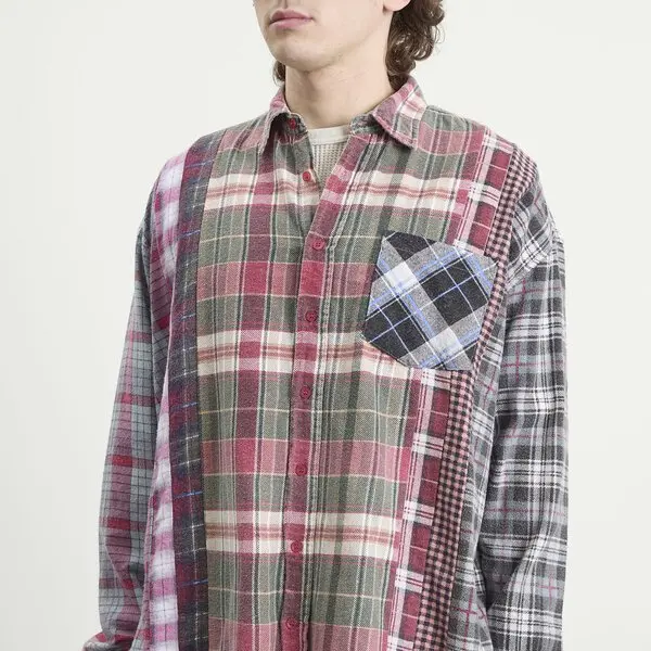 Needles 7 Cuts Wide Flannel Shirt - Assorted