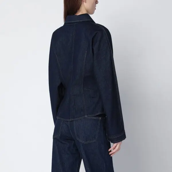 AGOLDE Dark Indigo Denim Shirt - Blue