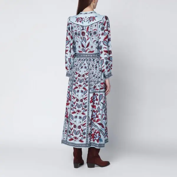 Farm Rio Floral Print Midi Dress