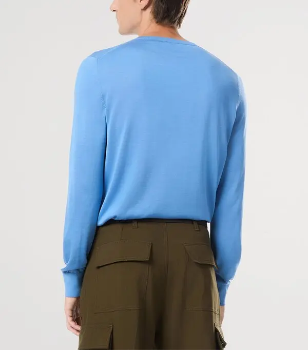 TOM FORD Silk Sweater - Blue