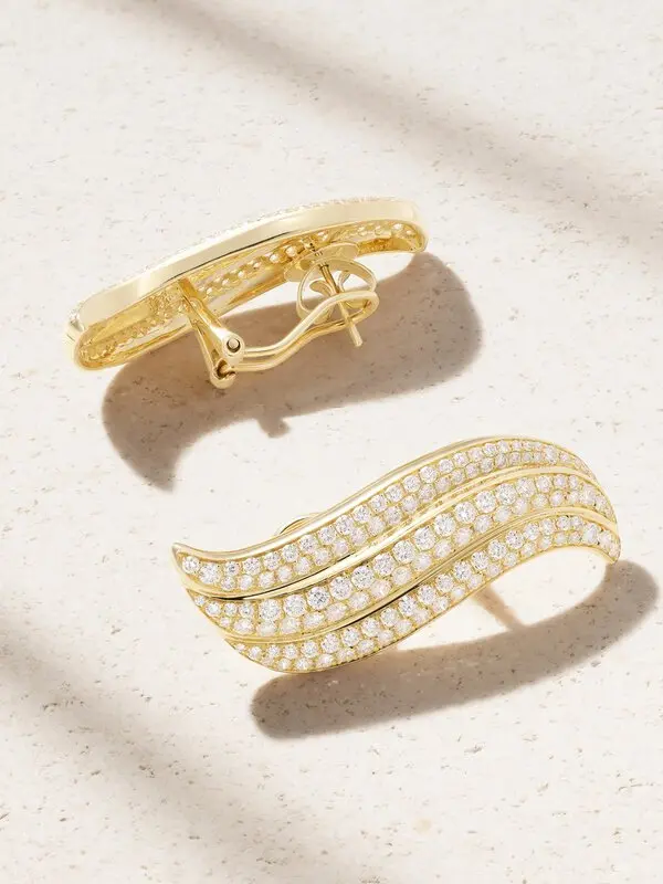 ANITA KO Celeste 18-karat Diamond Earrings